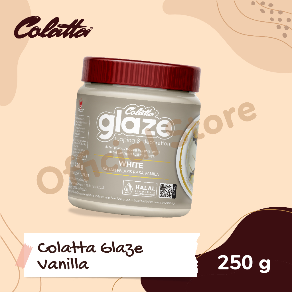 Jual COLATTA GLAZE VANILLA 250gr | Shopee Indonesia