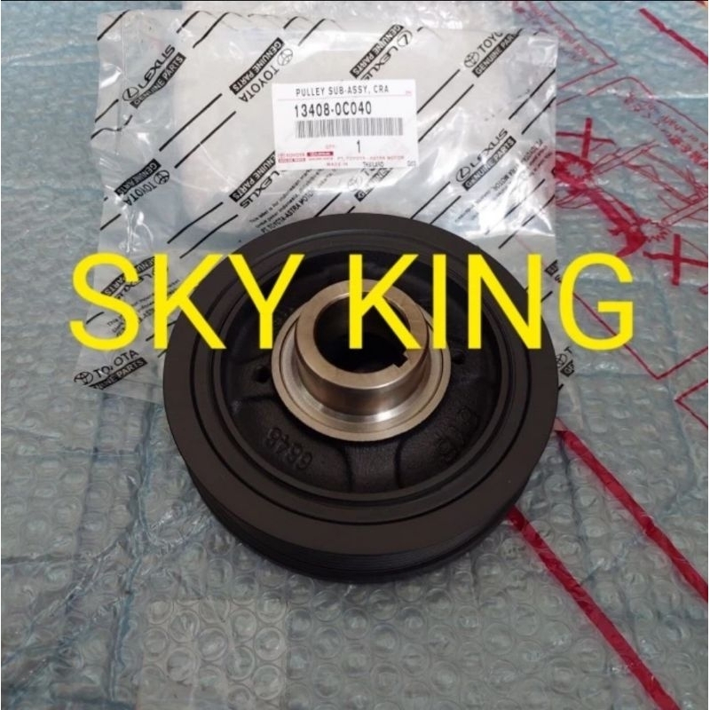 Jual Puli Poli Puley Pulley Crankshaft Crankshaf Crank Shaft Shaf Kruk ...