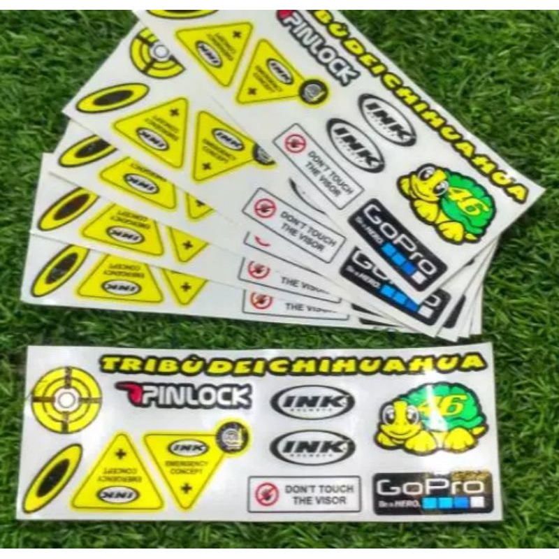 Jual STIKER VISOR HELM INK | Shopee Indonesia