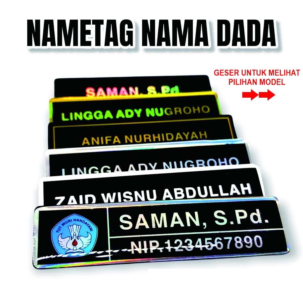 Jual Name Tag | Shopee Indonesia