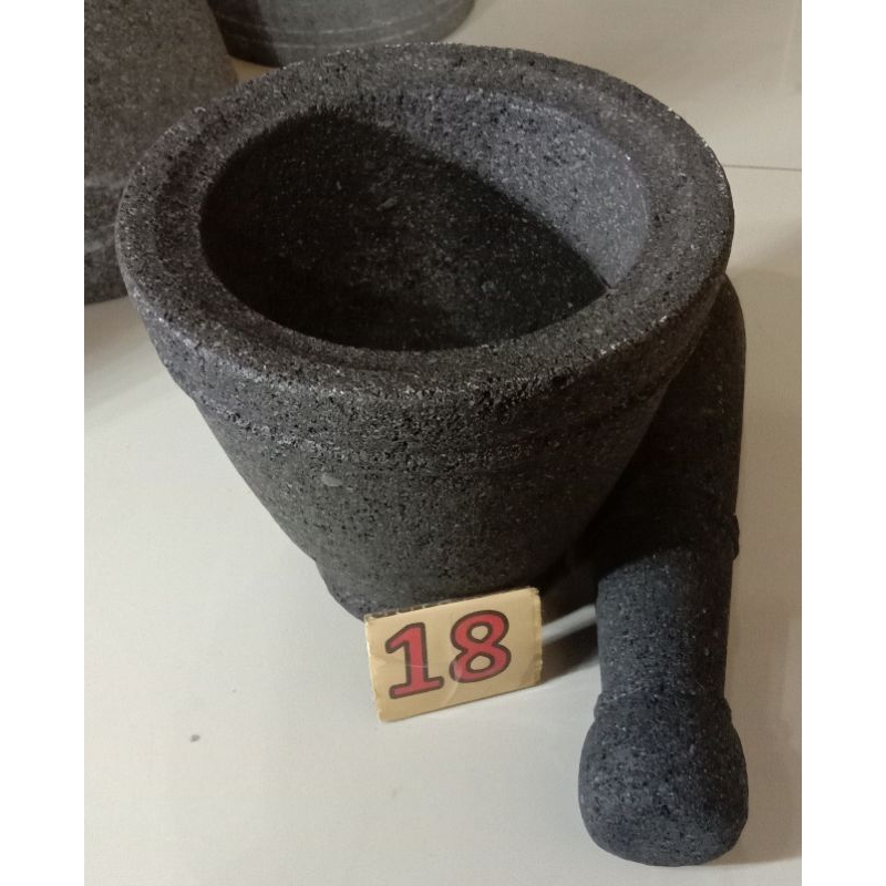 Jual lumpang batu asli 17-18 cm paket tumbukan BERGARANSI ASLI | Shopee ...