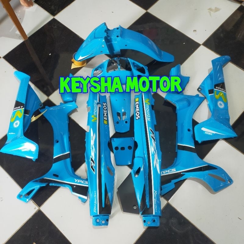 Jual COVER BODY HALUS YAMAHA FIZR FIZ R MOVISTAR BIRU MUDA BIRU RC ...