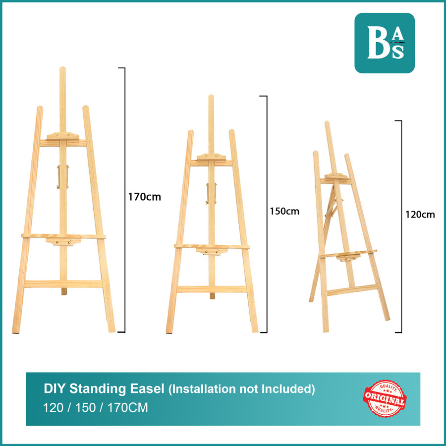Jual Bali Art Supplies - DIY Standing Easel 3 Ukuran - Peralatan ...