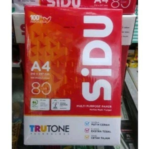 Jual kertas hvs sidu a4 80gr | Shopee Indonesia