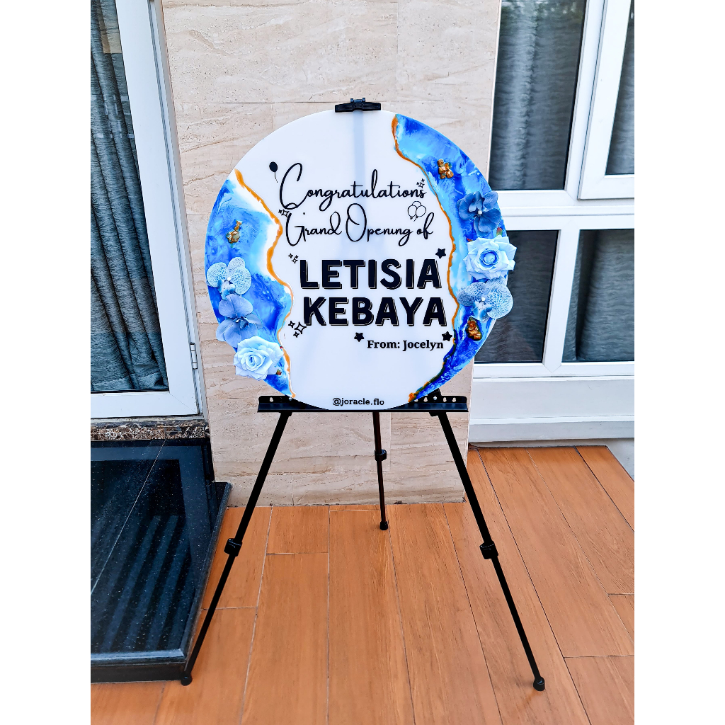 Jual PAPAN BUNGA AKRILIK D60 / HADIAH GIFT UCAPAN SELAMAT ...