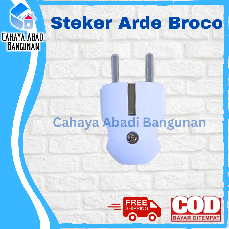 Jual Steker Arde Broco | Steker Listrik | Colokan Listrik Cowo | Shopee ...