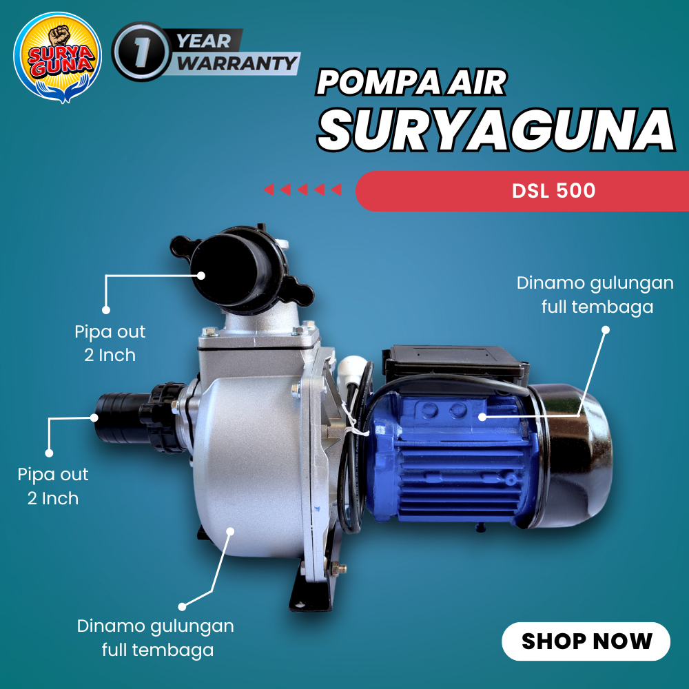 Jual POMPA AIR MODIFIKASI ALKON DIESEL TYPE DSL 500 SEMBURAN AIR FULL 2 ...