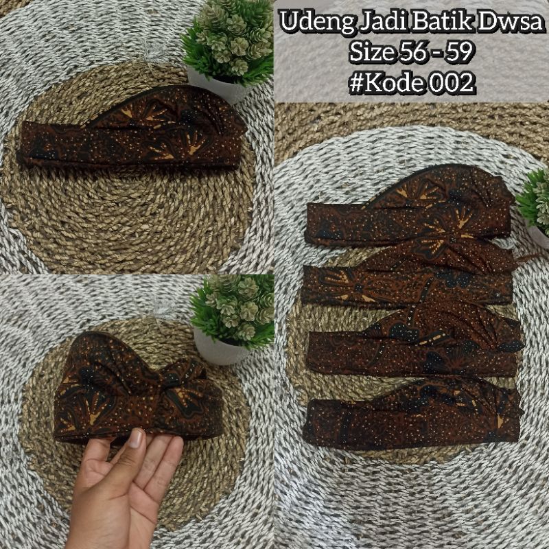 Jual Udeng Jadi Batik||Pakaian Adat Bali||Udeng Batik Bali | Shopee ...