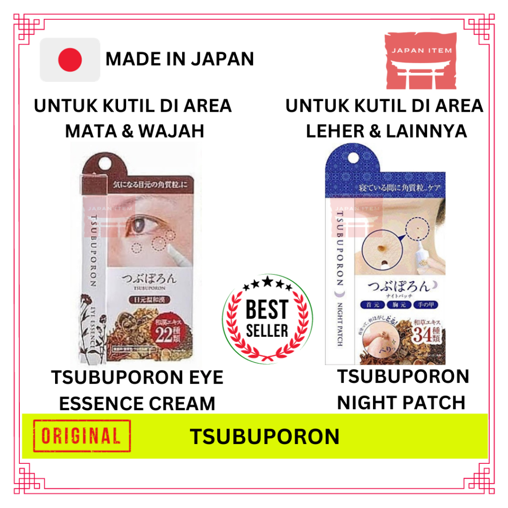 Jual Tsubuporon Eye Essence / Cream penghilang Milea Kutil bawah mata ...