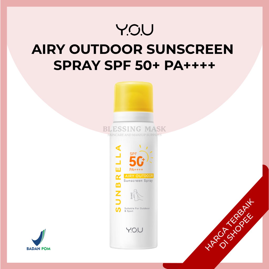 Jual YOU Sunbrella Intensive Care Watery Sunscreen SPF 50+ | Airy ...