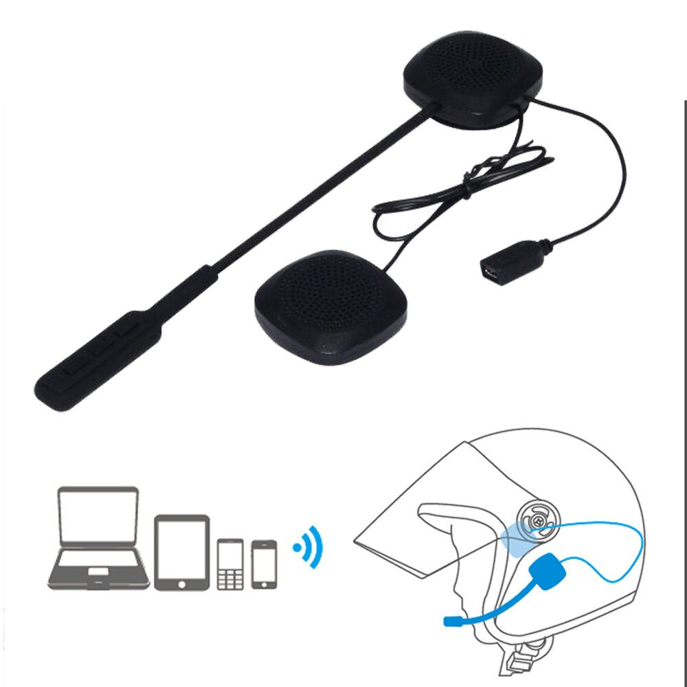 Jual HELMET Headset Helm Motor Microphone Tempel Headset Bluetooth ...