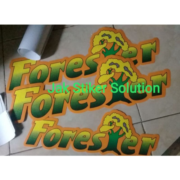 Jual STICKER ALAT BERAT STIKER Forester Hitachi 4pcs BAHAN HIGH QUALITY ...