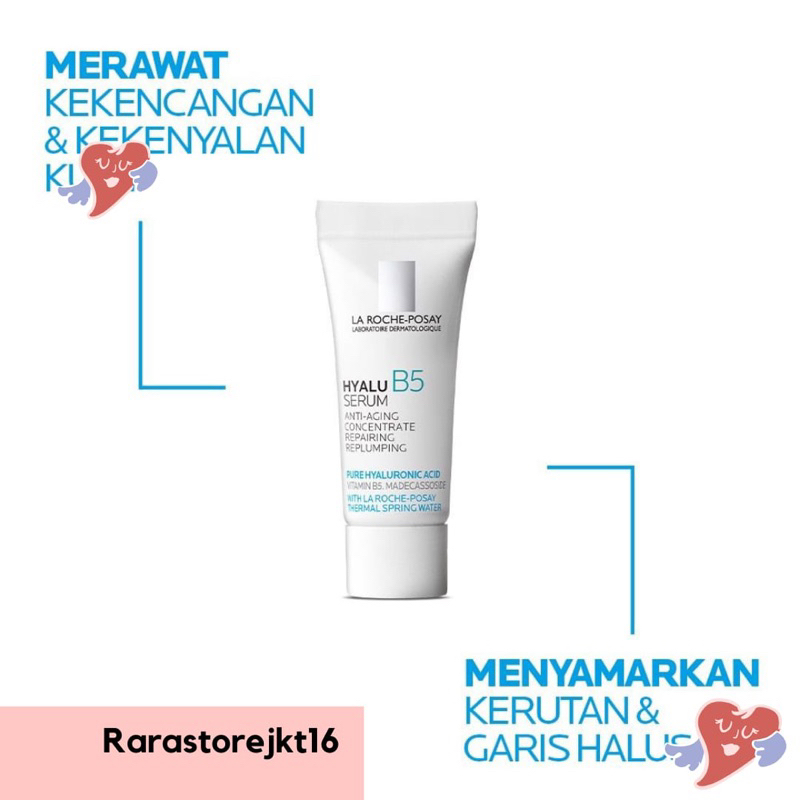 Jual LA ROCHE POSAY HYALU SERUM B5 - 3ML | Shopee Indonesia