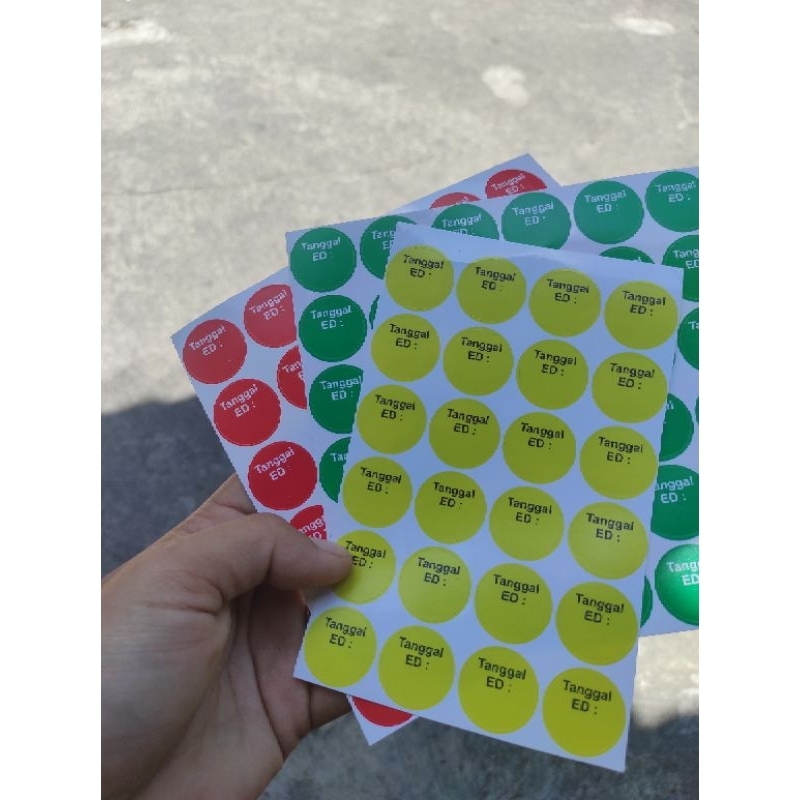 Jual stiker label obat apotik tanggal ed / Expired farmasi | Shopee ...