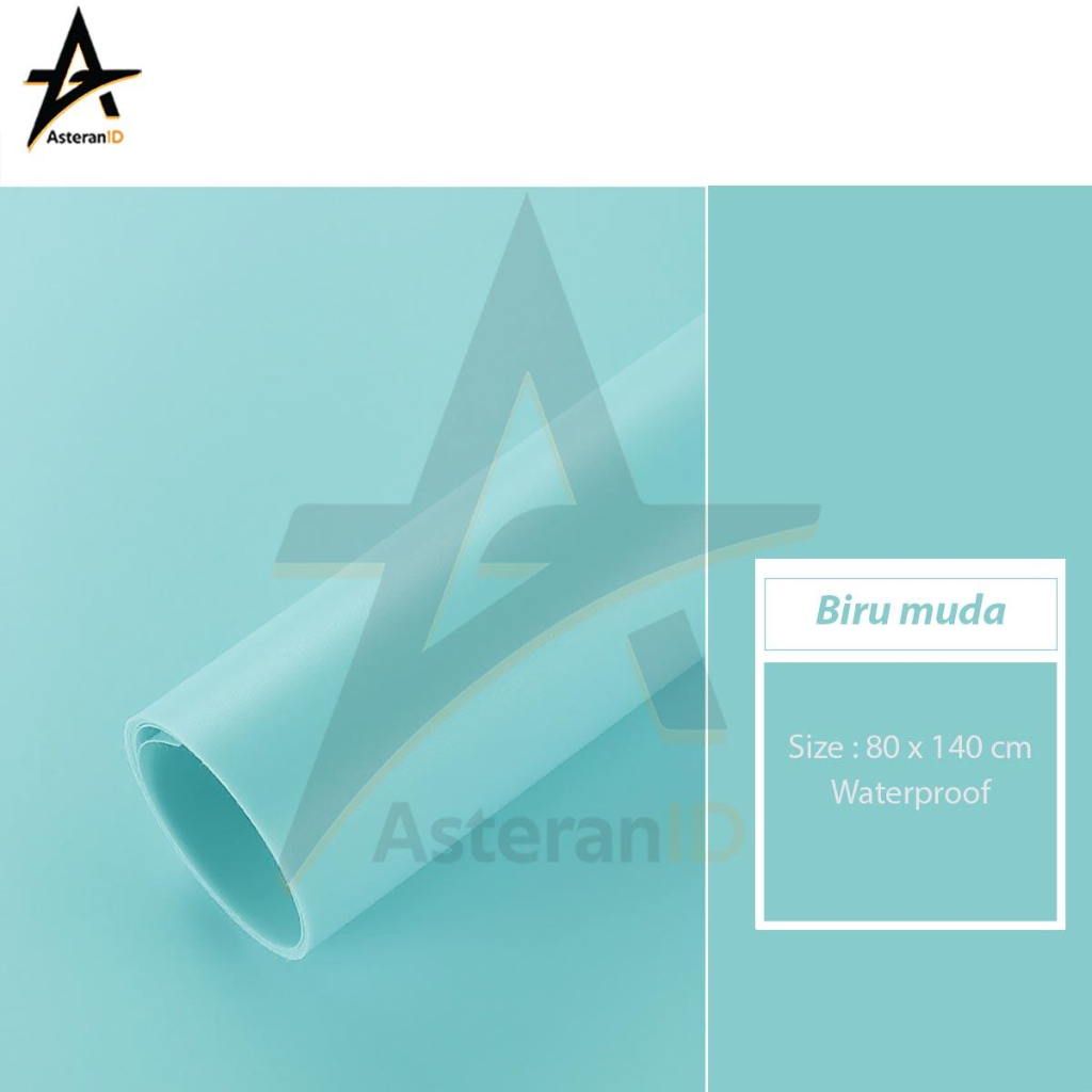 Jual Background Foto Warna Biru Muda Ukuran 80x140cm | Shopee Indonesia