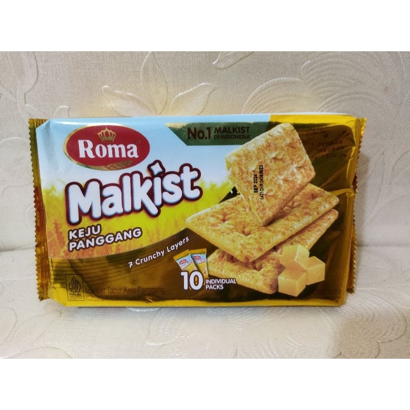 Jual ROMA MALKIST KEJU PANGGANG 110 GRAM / MALKIST KEJU TABUR / ROMA ...