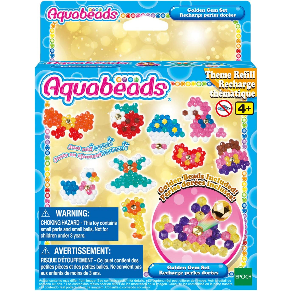 Jual Mainan Edukatif Seni & Kerajinan Beads Aquabeads Golden Gem Set ...