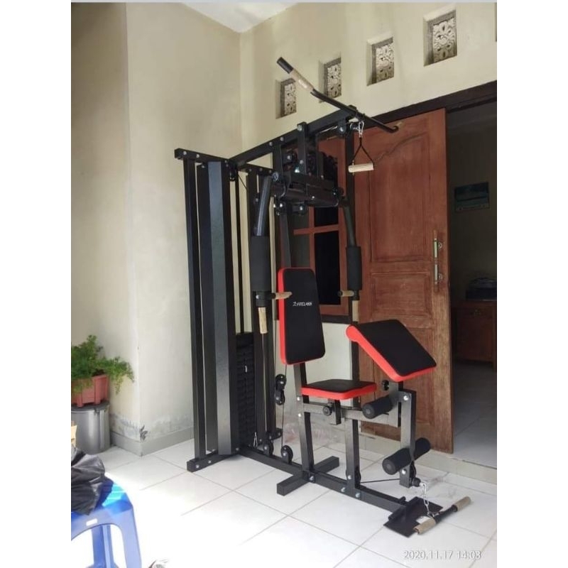 Jual Alat Fitnes Home Gym 1 Sisi TL900 TOTAL FITNES Multi Gym | Shopee ...