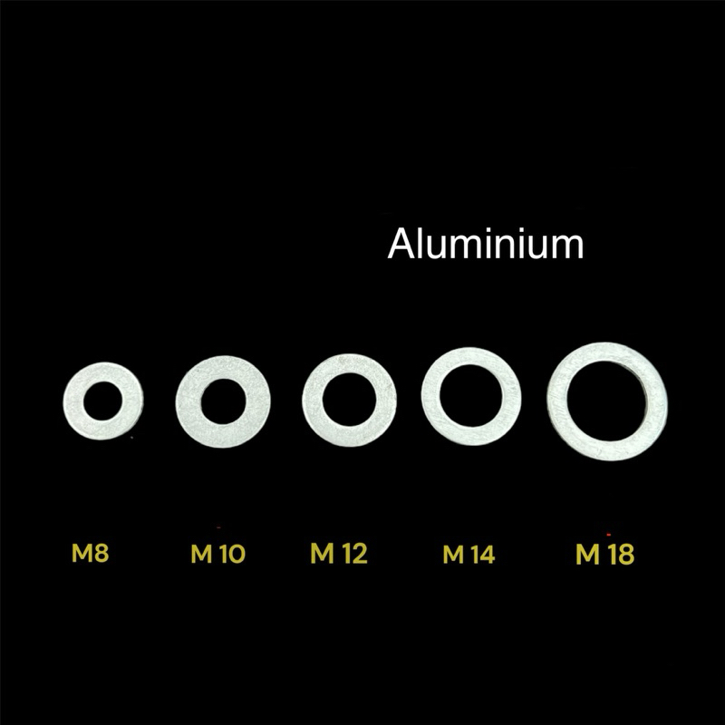Jual Ring Oli Aluminium M8 M10 M12 M14 M18 | Shopee Indonesia