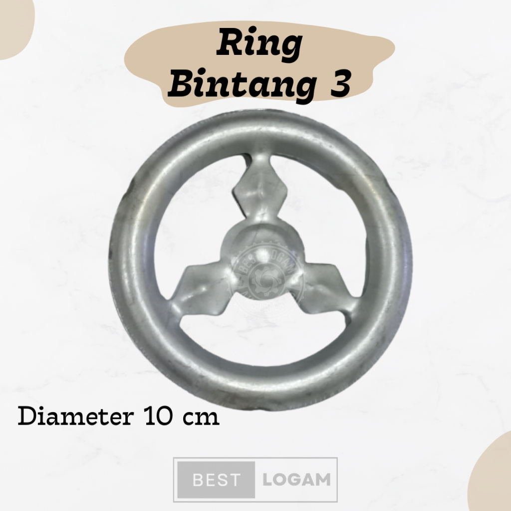 Jual Ring bintang 8 ,ring bintang 4, ring bintang 3 besi plat aksesoris ...