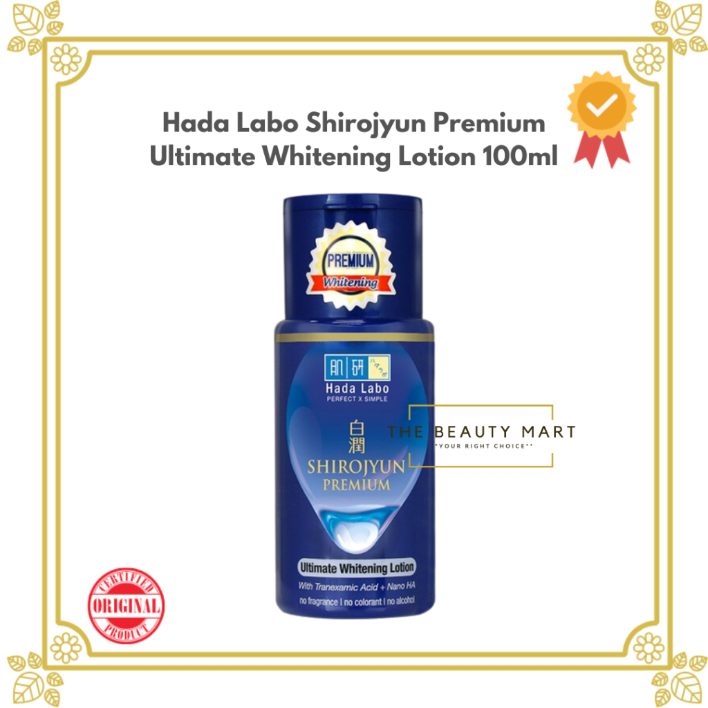 Jual HADA LABO Shirojyun Premium Ultimate Whitening Lotion 100ml ...