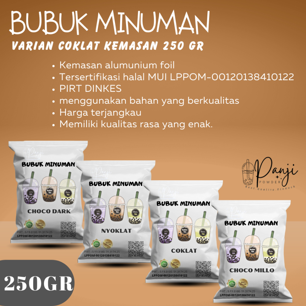 Jual BUBUK MINUMAN ANEKA RASA 250 GR BUBUK MINUMAN STICKY MILK BUBUK ...