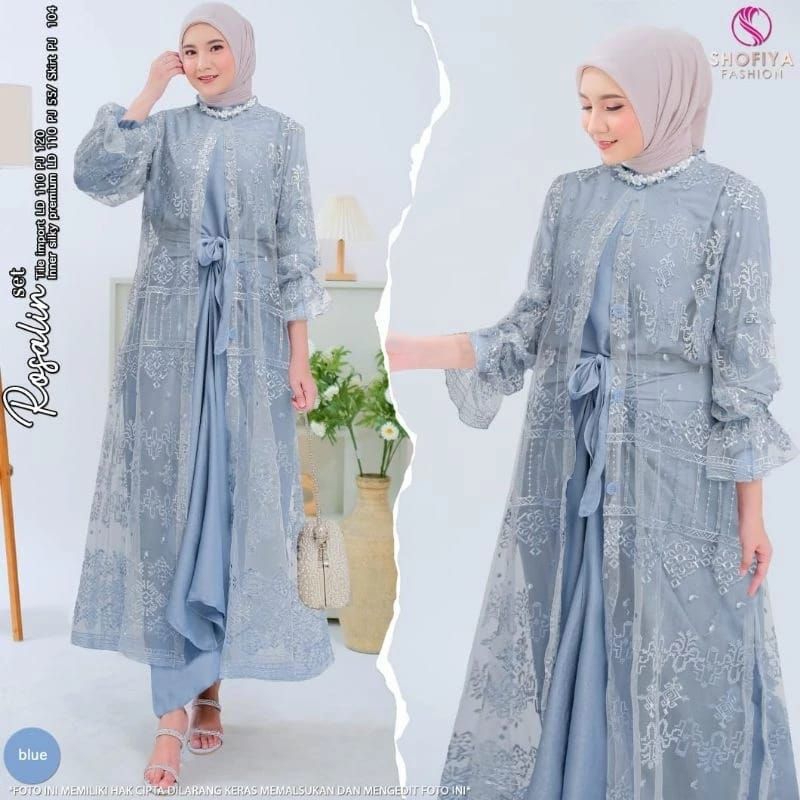 Jual SETELAN WANITA OUTER INNER ROK LILIT BAJU PESTA MEWAH MODIS ...