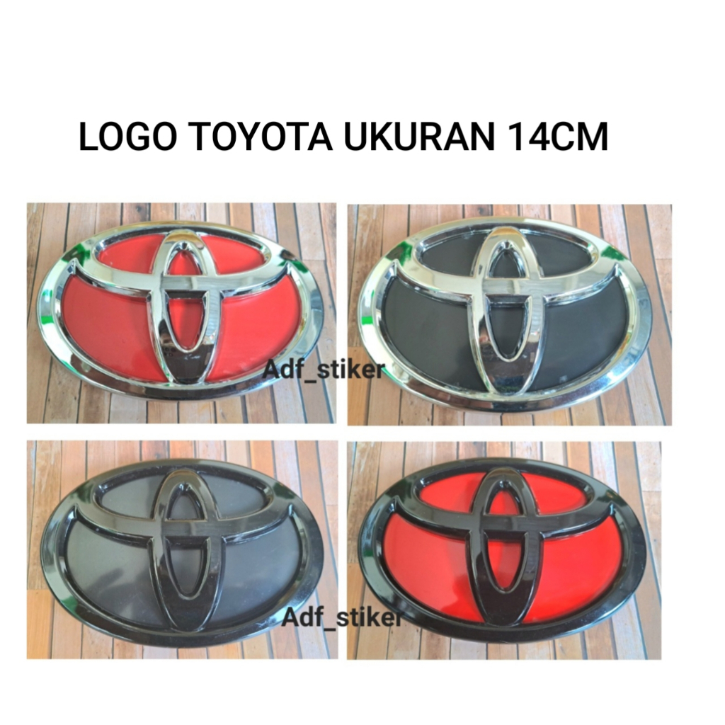 Jual Emblem Logo Toyota avanza 2012 - 2015 14cm / Logo depan avanza ...