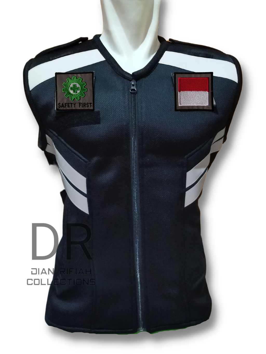 Jual Rompi Safey Terbaru Bahan Double Mess | Rompi Mutifungsi | Rompi ...