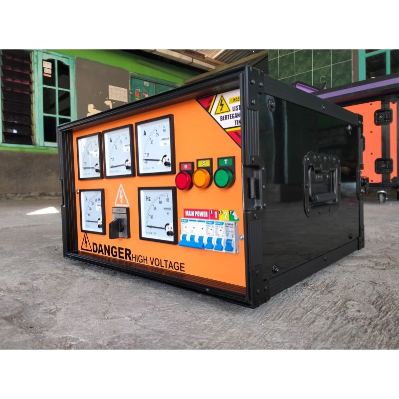 Jual Panel Genset 3 phase New Model V6U Req merah Include Tutup ...