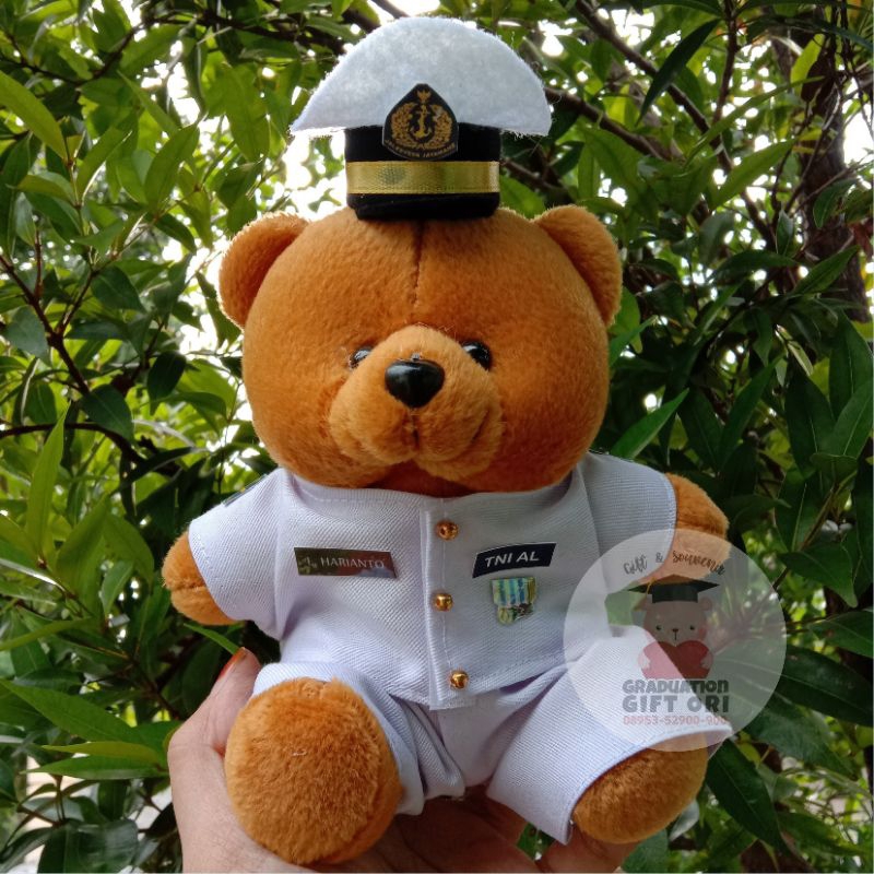 Jual BONEKA PROFESI TEDDY BEAR COSTUM PELAYARAN / PELAUT / TNI AL ...