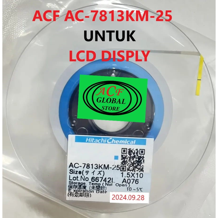 Jual Lem ACF AC-2056r ACF Anisotropic Conduction Film Lem LCD lebar 1 ...