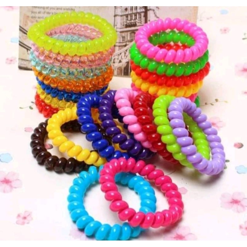 Jual KUNCIR RAMBUT SPIRAL | Shopee Indonesia