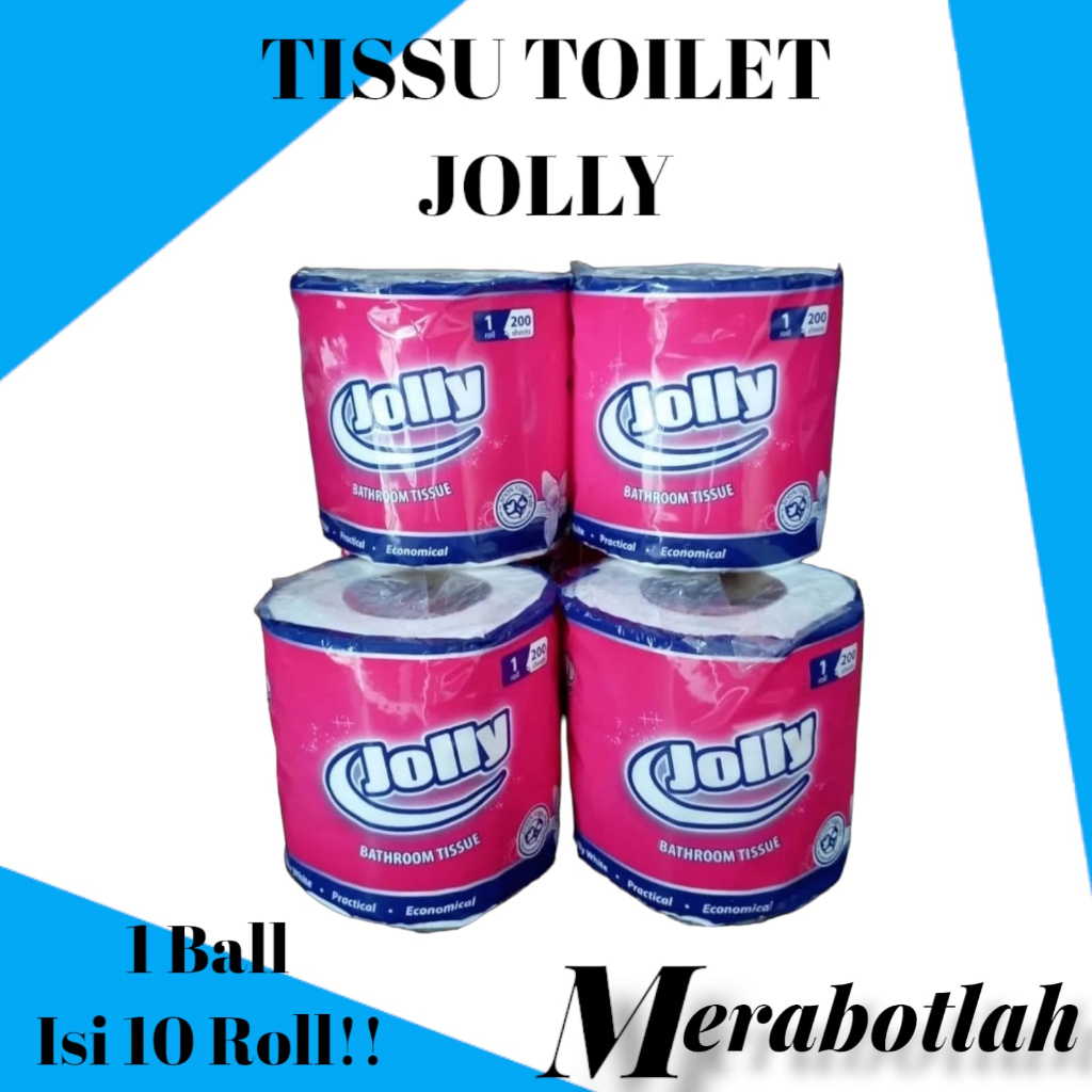 Jual tisu jolly roll tisu toilet jolly roll 1pack (10pcs) | Shopee ...