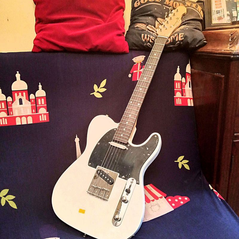 Jual Gitar Elektrik Stinger Telecaster STL-100 White | Shopee Indonesia