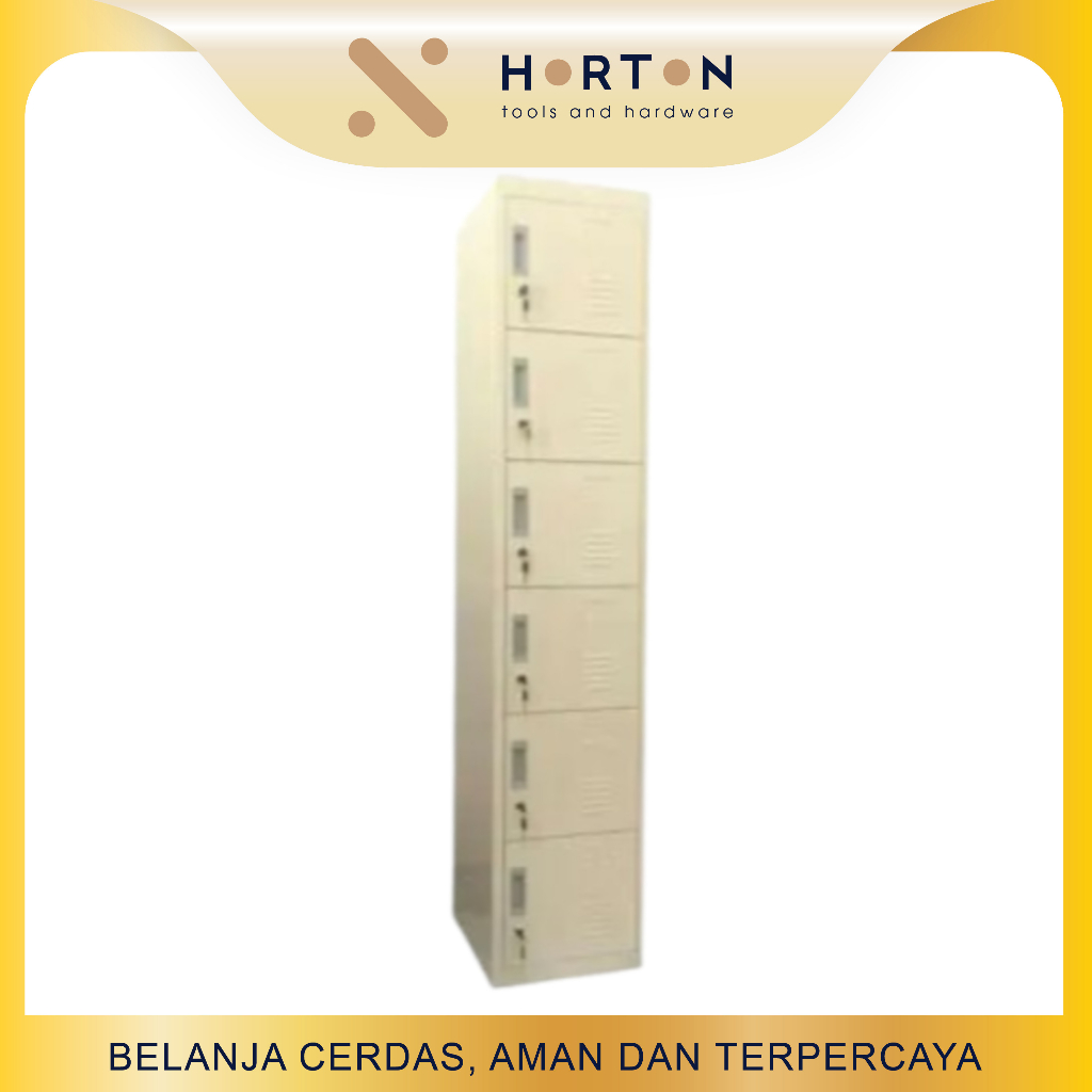 Jual Loker Besi 6 Pintu Lemari Cabinet Steel Locker Masterspace Satu ...