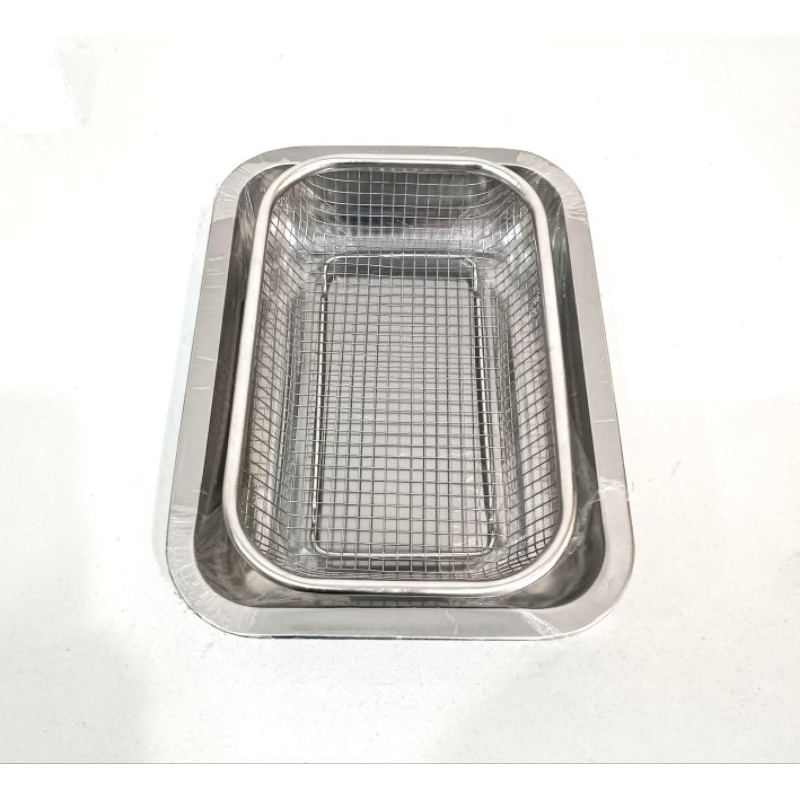 Jual Keranjang Peniris Minyak Cooling Tray Stainless Set Multifungsi ...