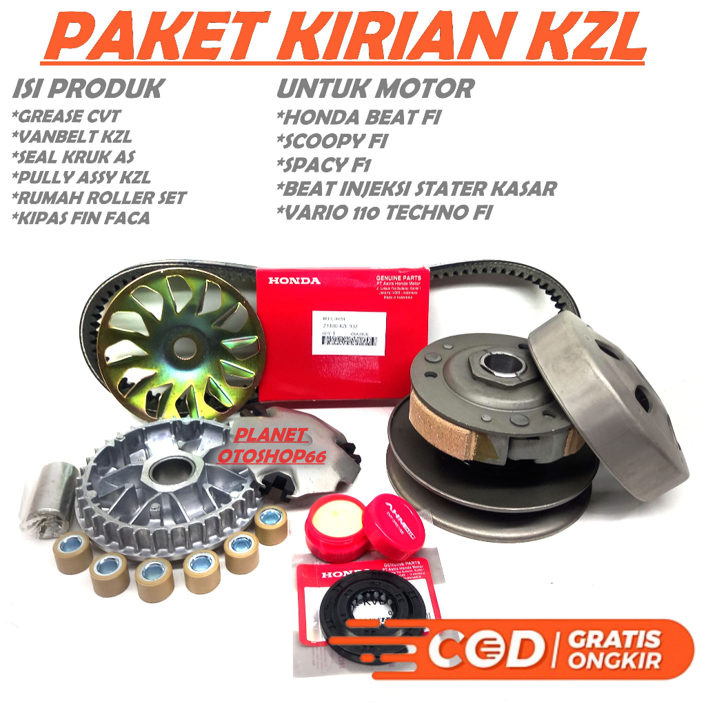 Jual PAKET KIRIAN KOMPLIT / HONDA BEAT FI / SCOOPY FI / SPACY F1 / BEAT ...
