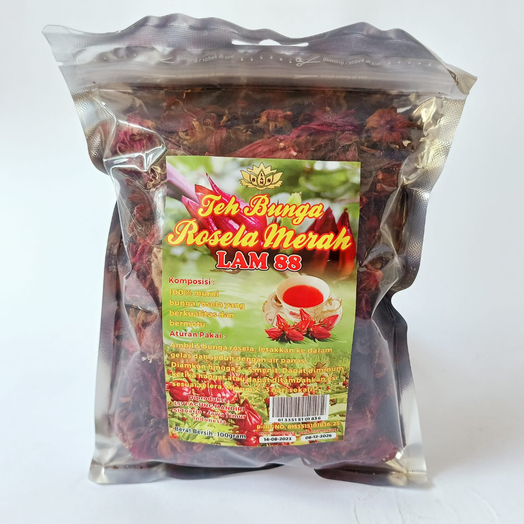 Jual teh bunga rosela merah kering | Shopee Indonesia