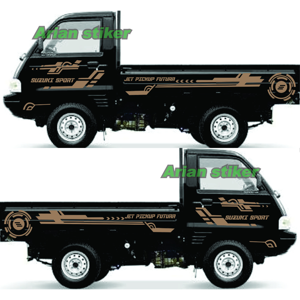 Jual Stiker Cutting Mobil Pickup Futura Stiker Jet Pickup Futura Suzuki ...