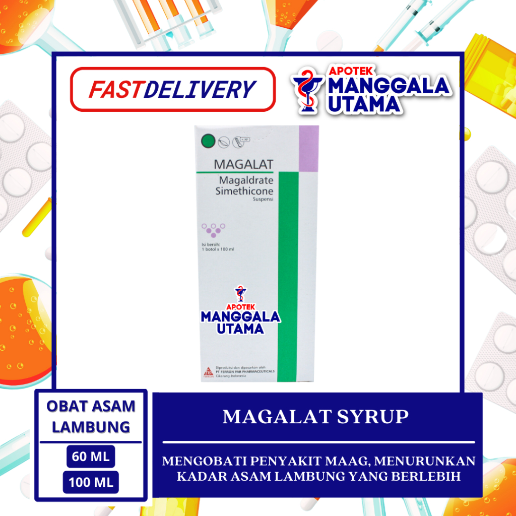 Jual MAGALAT SYRUP OBAT LAMBUNG BOTOL 100 ML | Shopee Indonesia