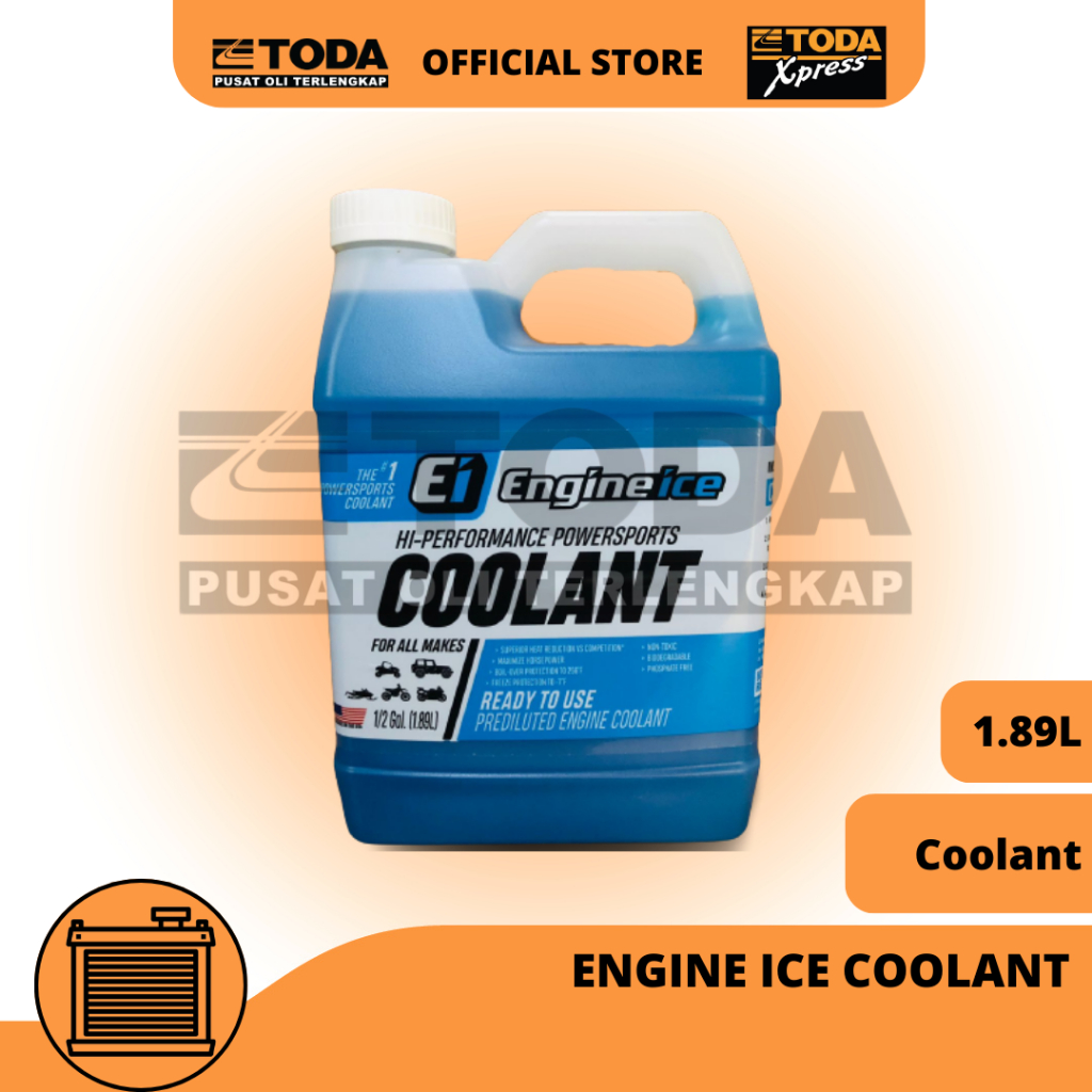 Jual Air Radiator Engine Ice Coolant 1.8L Original | Shopee Indonesia