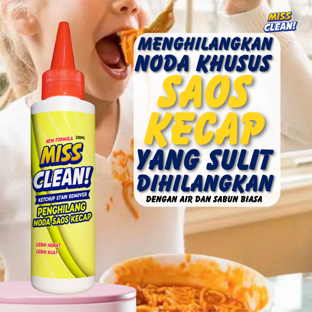 Jual Miss clean penghilang noda karat pakaian baju putih celana jeans ...