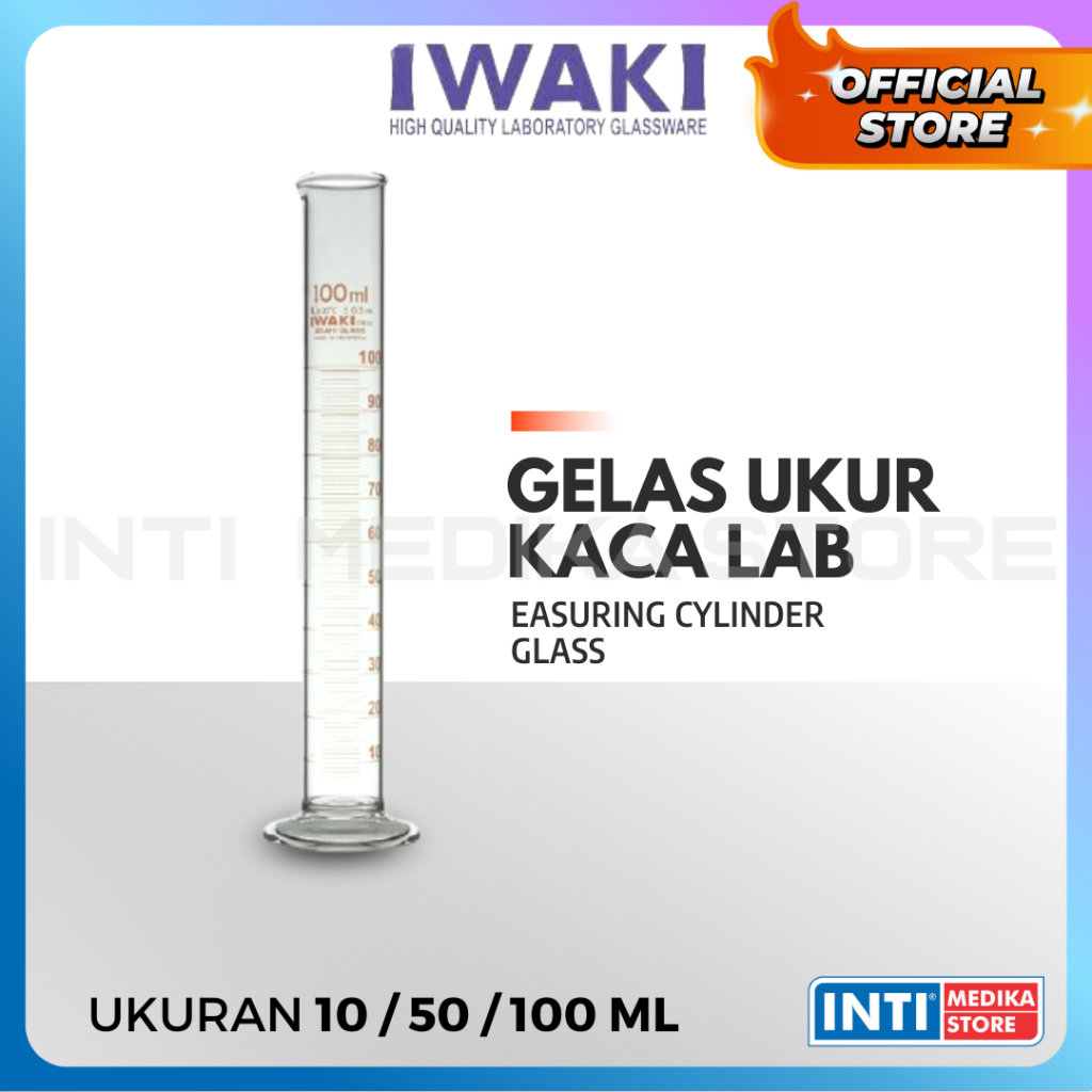 Jual IWAKI - Gelas Ukur Kaca Lab | Measuring Cylinder Glass | Shopee ...