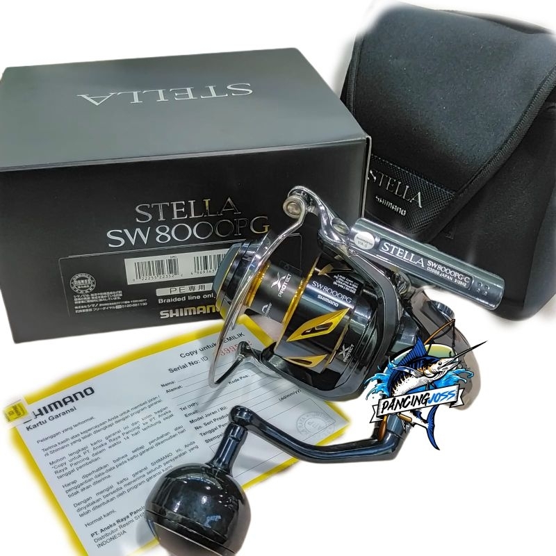 Jual REEL SHIMANO STELLA SW 8000PG JAPAN 2019 POWER HANDLE | REEL SALTWATER | GARANSI RESMI ...