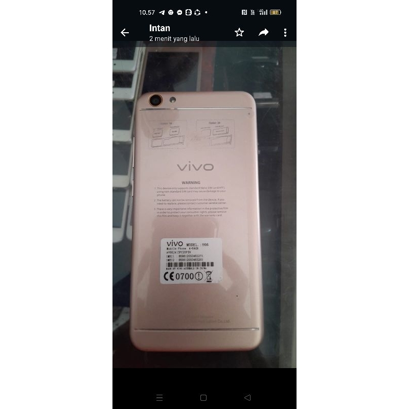 Jual vivo y66 ram 4/64 fullset (second) | Shopee Indonesia