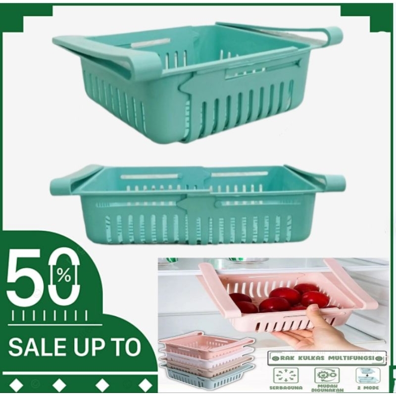 Jual Rak kulkas sliding serbaguna /sliding rack | Shopee Indonesia