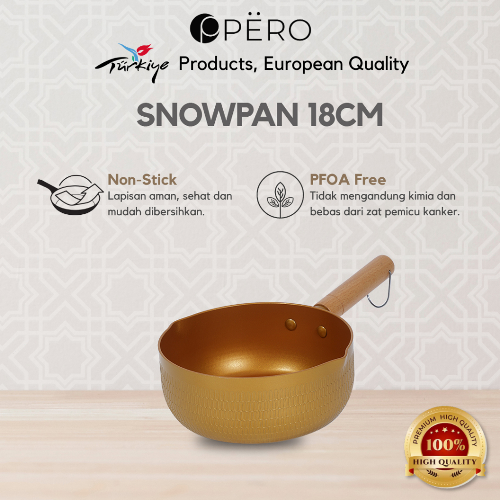 Jual [Best Deals!] Pero Snow Pan Sauce Milk Pot 18cm / Panci Rebus ...