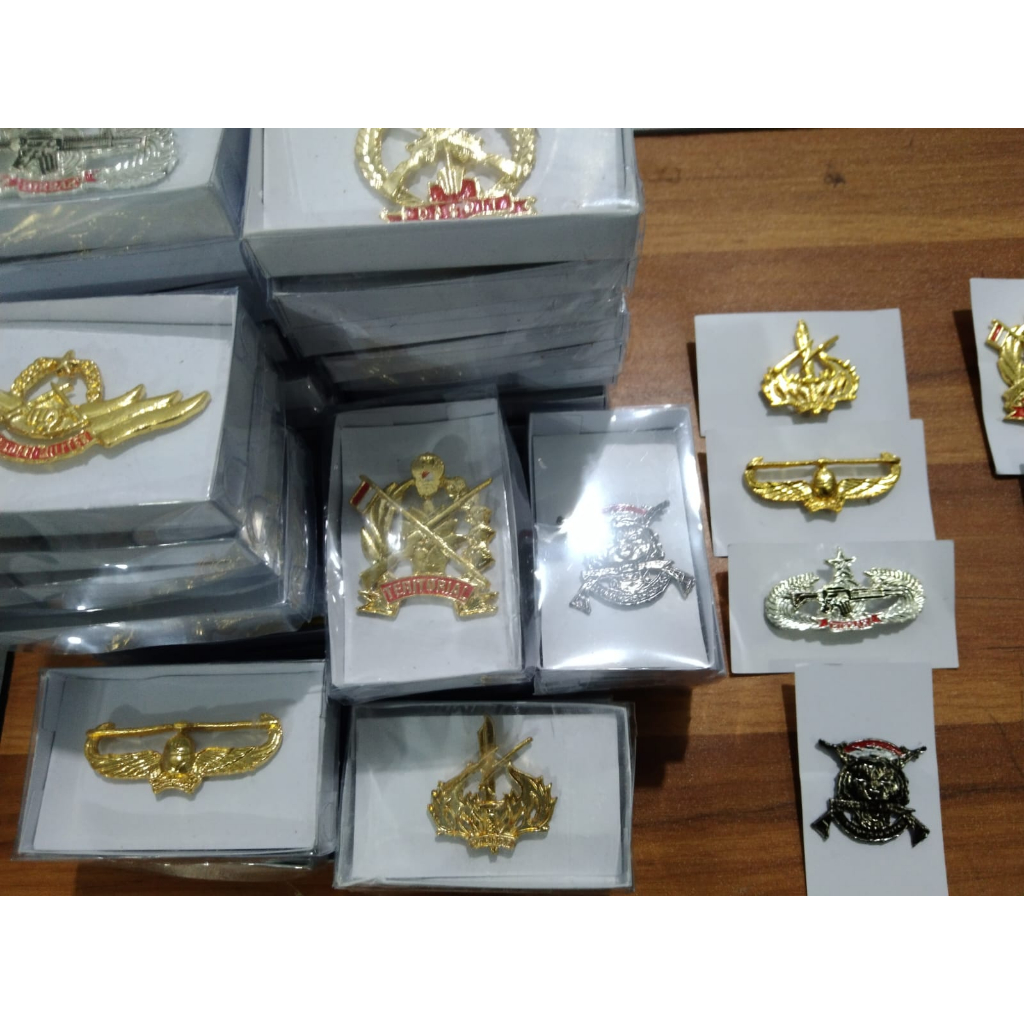 Jual Wing PDH TNI / Brevet PDH TNI /Brevet PH / Brevet BDM / Brevet ...