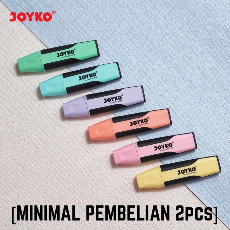 Jual [BISA COD] Joyko Highlighter Pastel Color HL 6- HL11 (BACA ...